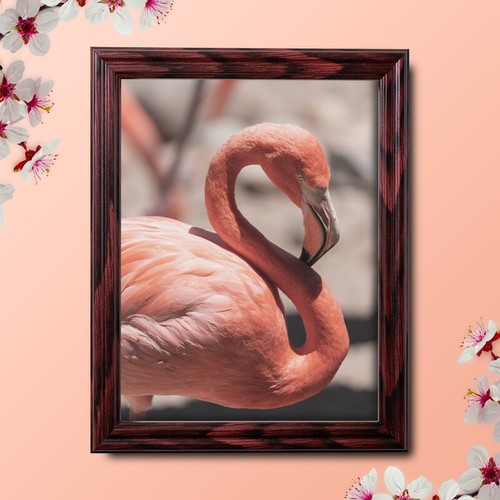 US ART Frames .75" Cherry Solid Wood Picture Poster Frames, S-B | eBay