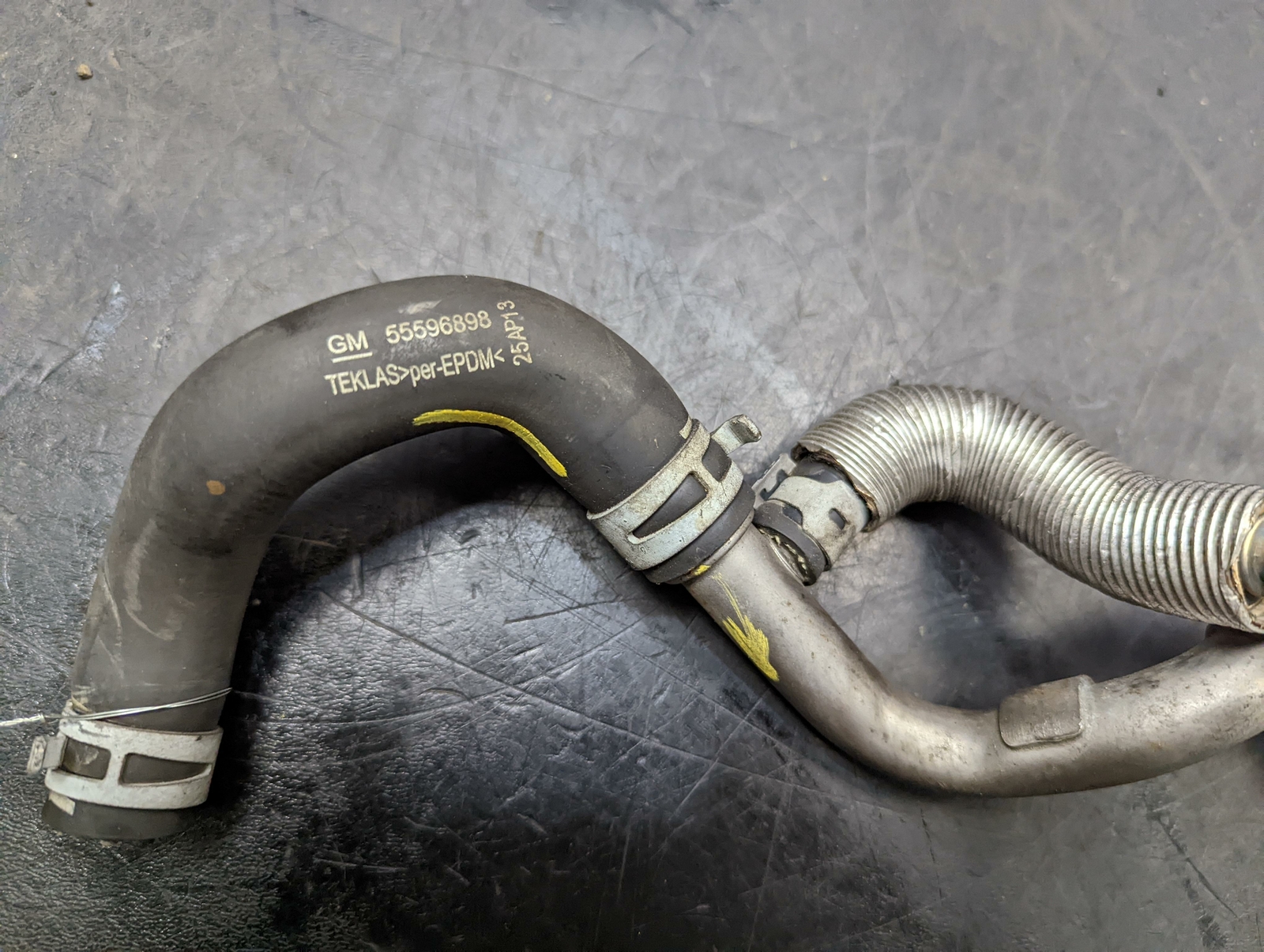 Engine Oil Cooler Inlet Hose w/ Return Pipe 2019 Chevrolet Sonic ...