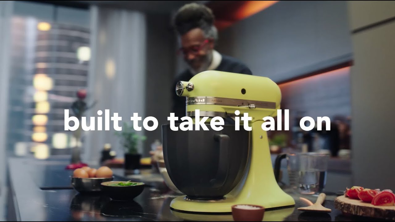 KitchenAid 3.5-Quart Artisan Mini Plus Tilt-Head Stand Mixer | Ice Blue ...