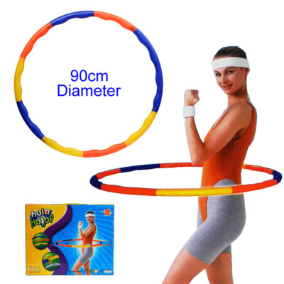 90cm Adult Kid Hula Hoop Detachable Fitness Exercise Lose Weight ...