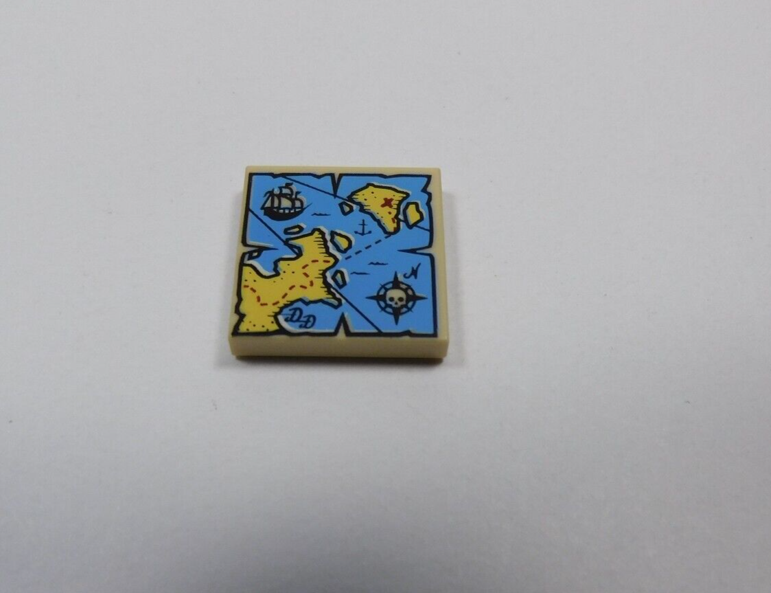 LEGO Tan Map 2x2 Printed Tile Plate Accessory Minifig N10 | eBay