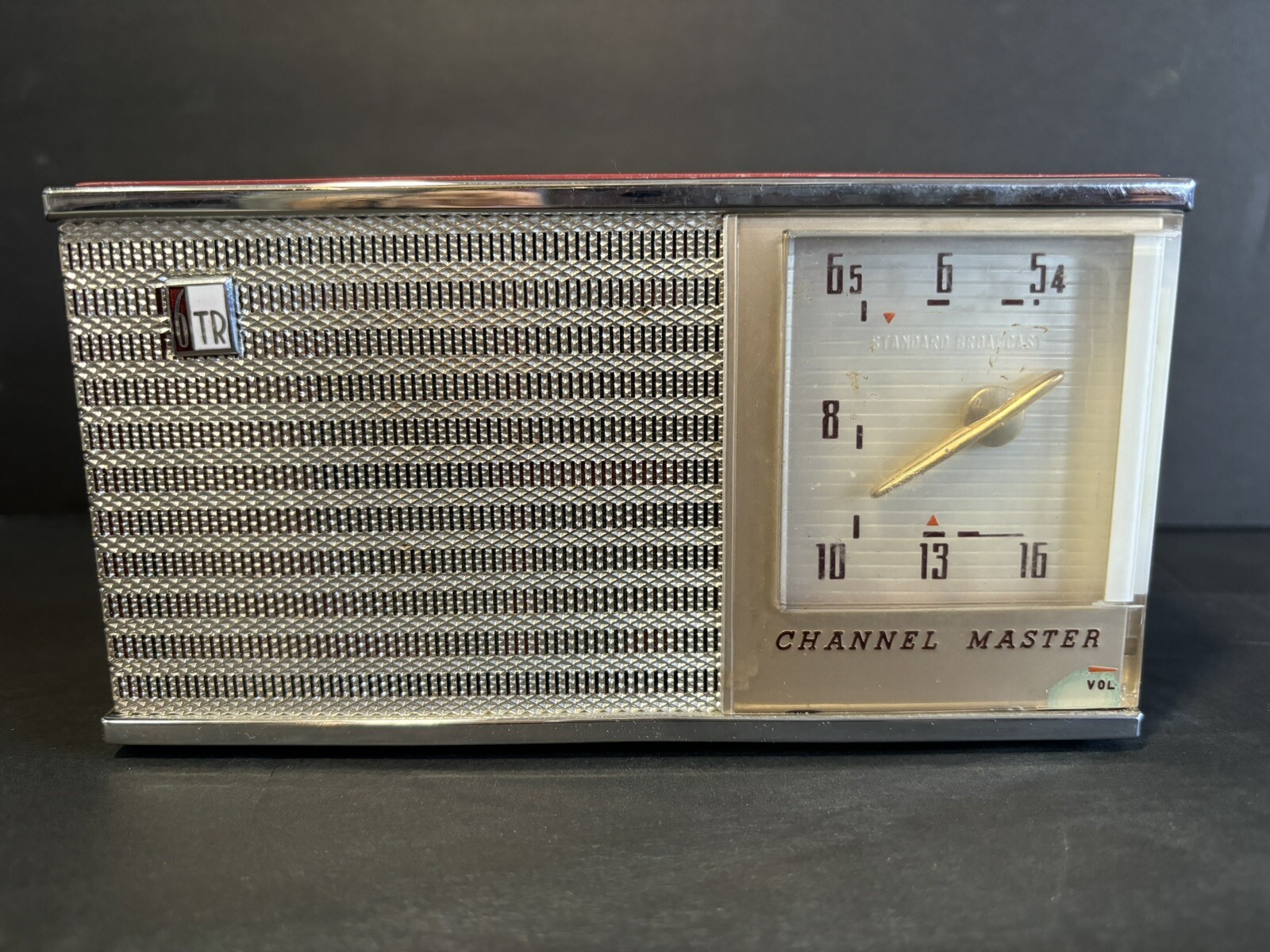 Vintage Channel Master Deluxe Am Band 6-Transistor Red Radio Leather ...