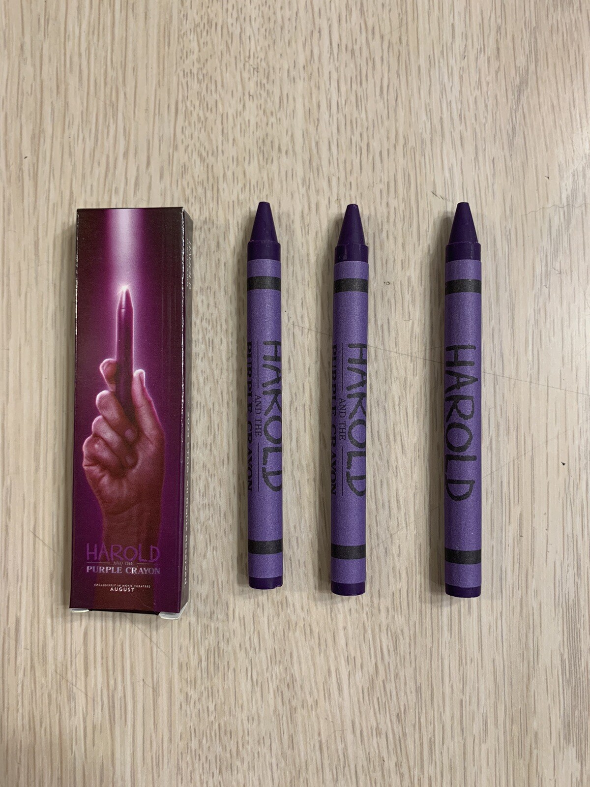 HAROLD & THE PURPLE CRAYON PACK OF 3 PURPLE CRAYONS ONLY NEW MINT | eBay