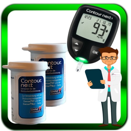 Contour next Teststreifen +1 x Contour next mg/dL| Farbanzeige ⭐️⭐️⭐️⭐️ ...