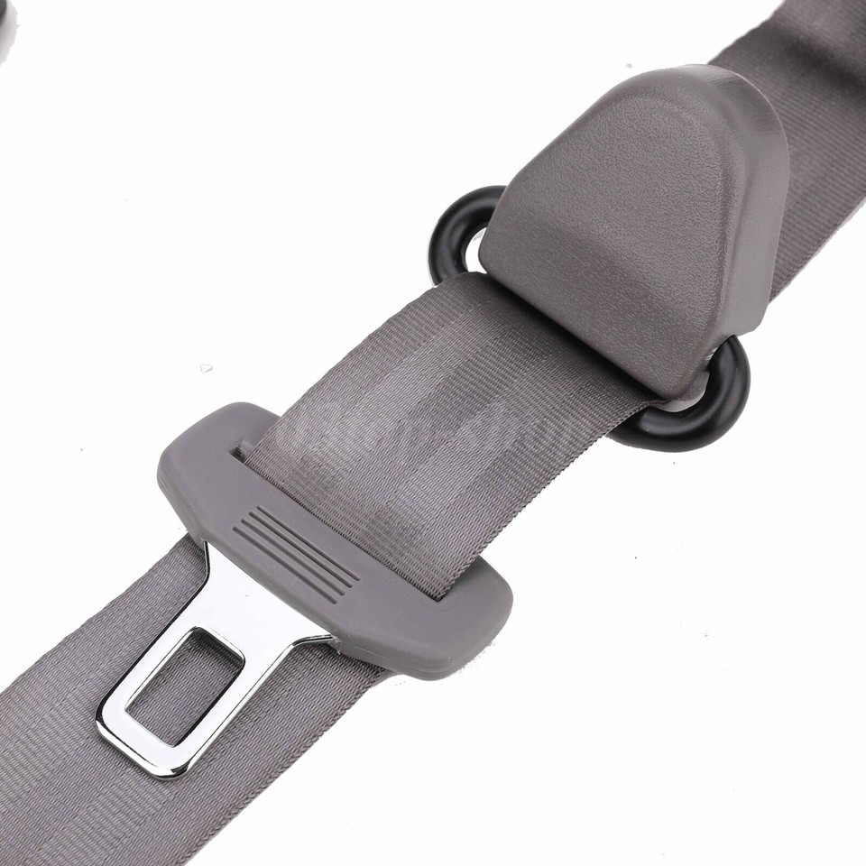 2 Set 3 Point Retractable Car Safety Seat Belt Lap Diagonal Belt ...