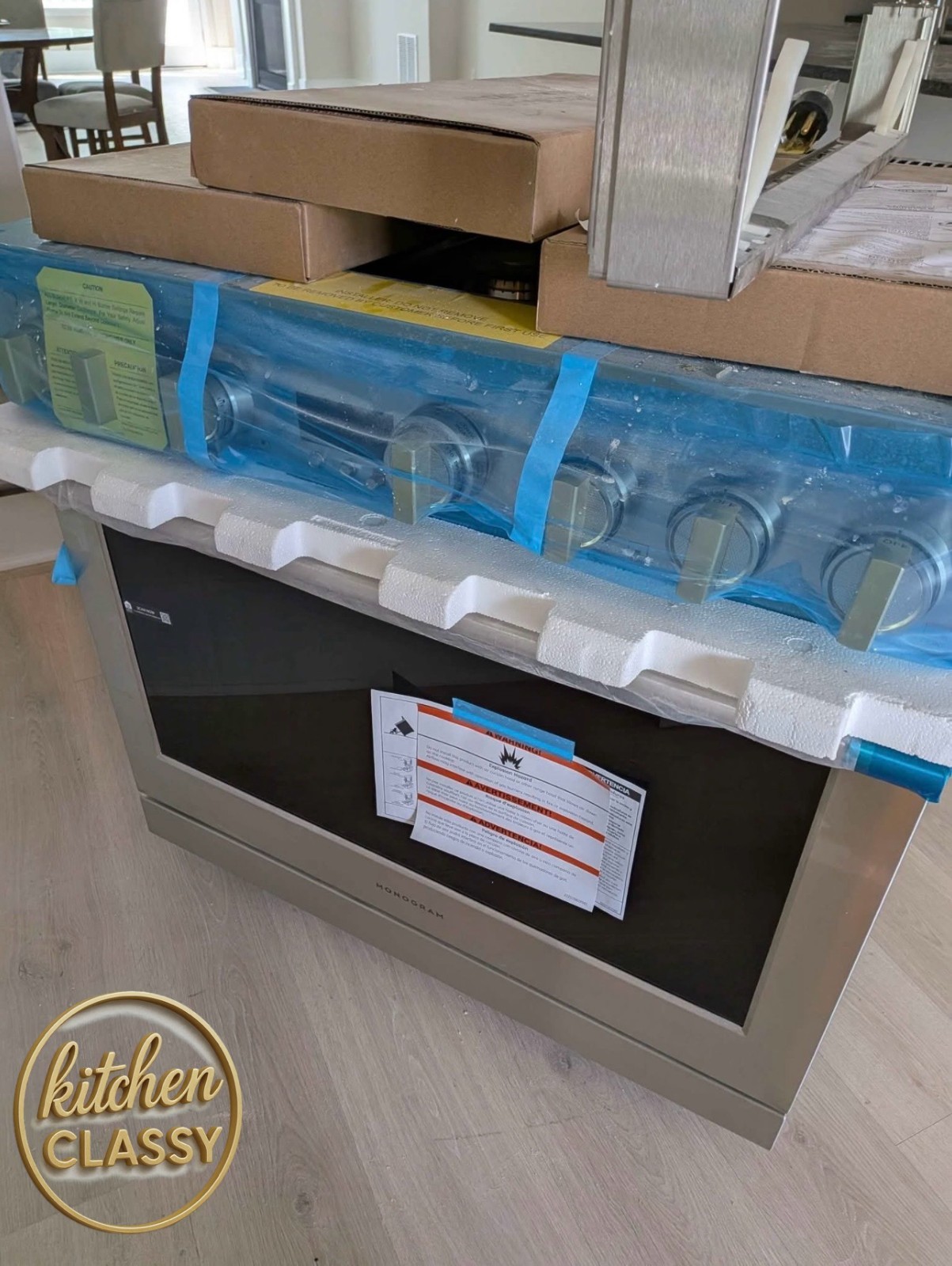 New Monogram Range 36” Dual Fuel (240V), 6 burners, model ZDP366NTSS ...