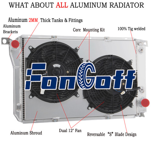 3Row Radiator+Shroud Fan For 84-96 Ford Falcon XG XH Ute 4.0L ;Petrol ...