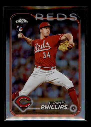 2024 Topps Chrome Refractors #20 Connor Phillips RC Cincinnati Reds | eBay