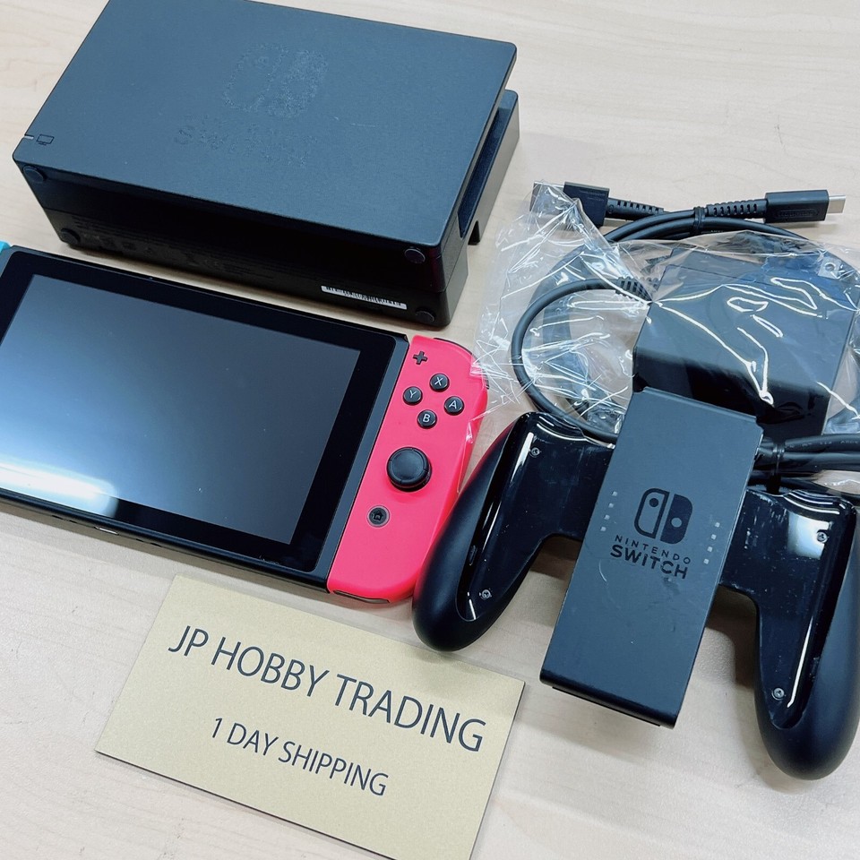 Nintendo Switch Console HAC-001 w/ Joy Con + Dock + AC +HDMI [Ship From ...