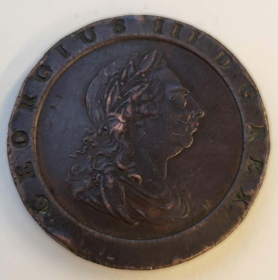 Great British Cartwheel Two Pence Coin 1797 | eBay UK
