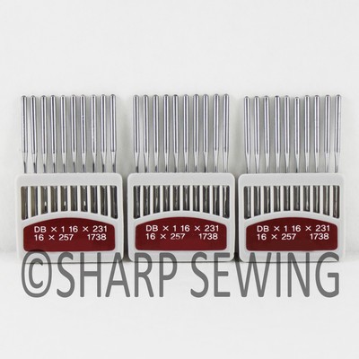 CONSEW 230 SINGLE NEEDLE (30 EACH) NEEDLES 16X257 SIZE #14BP | eBay
