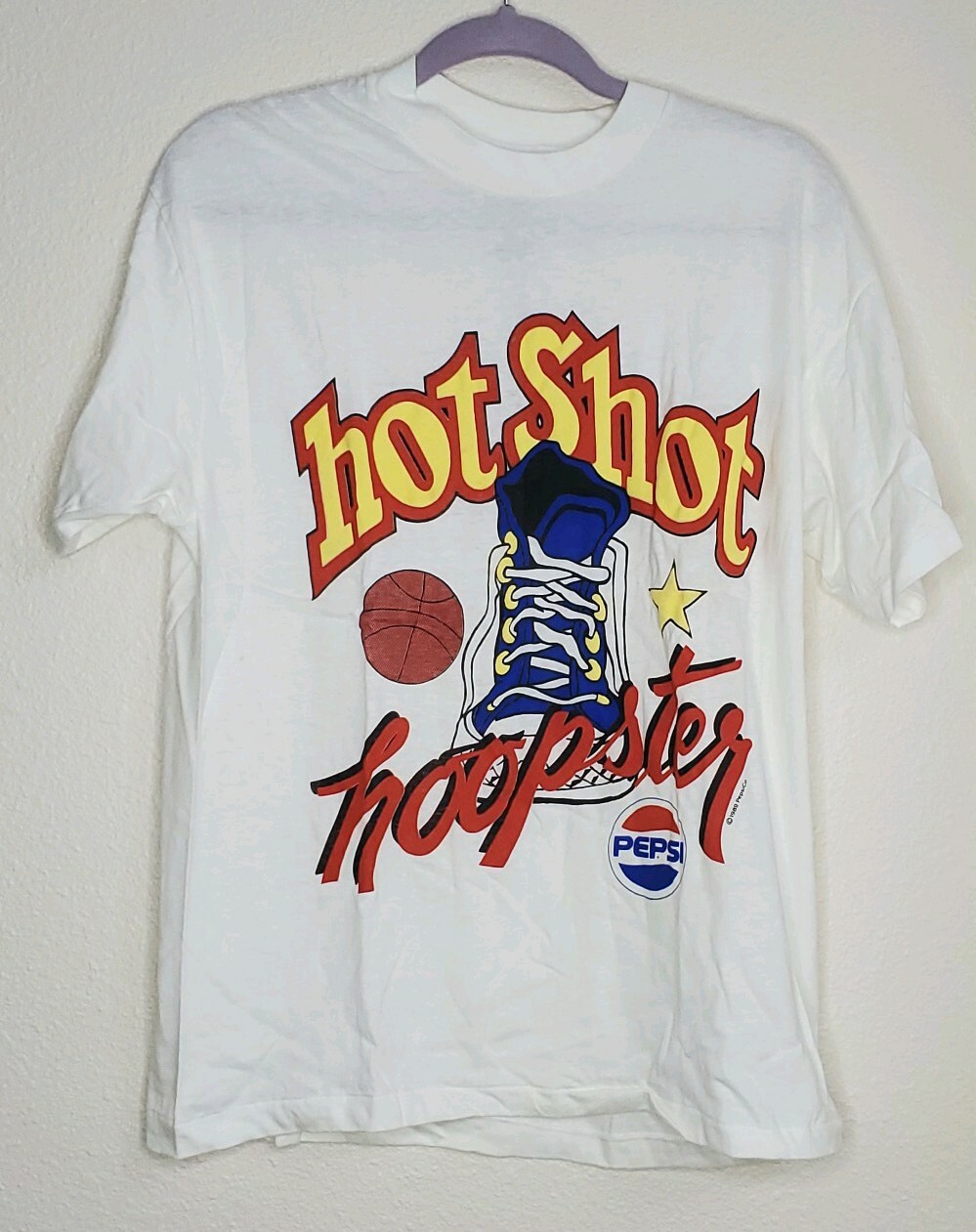 VTG 1989 Official HOT SHOT NBA PEPSI LOGO BASKETBALL … - Gem