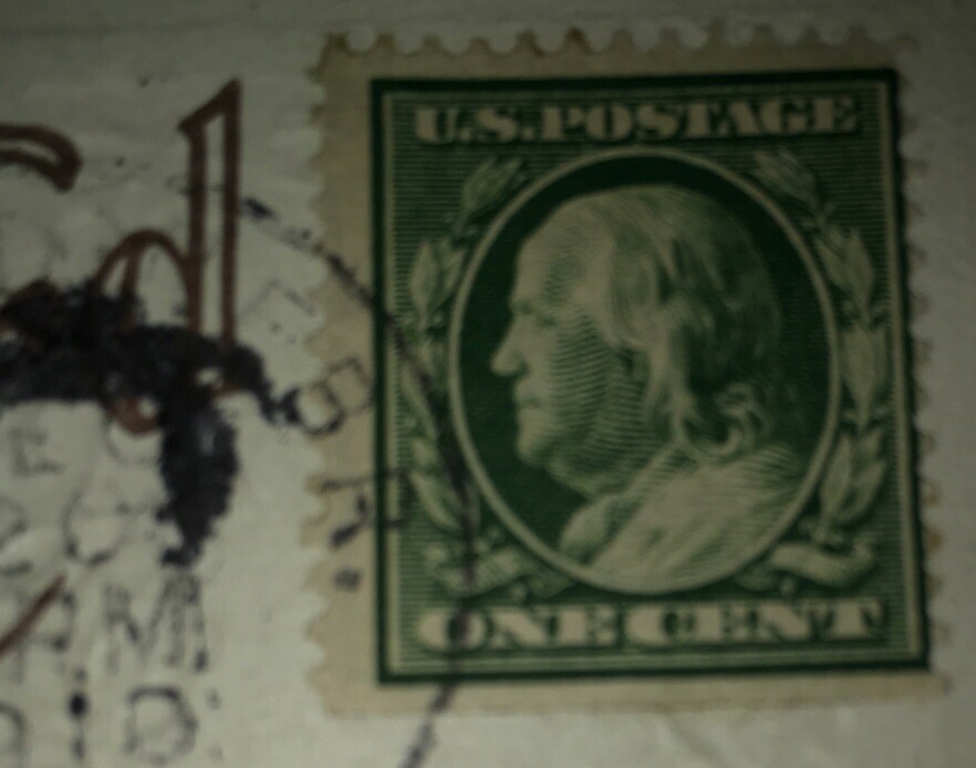 US STAMP 1908 Benjamin Franklin 1 CENT Green Scott No 331 Used | eBay
