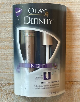 Olay Definity Night Anti-Spot Treatment .17 Oz Fades Brown & Age Spots ...