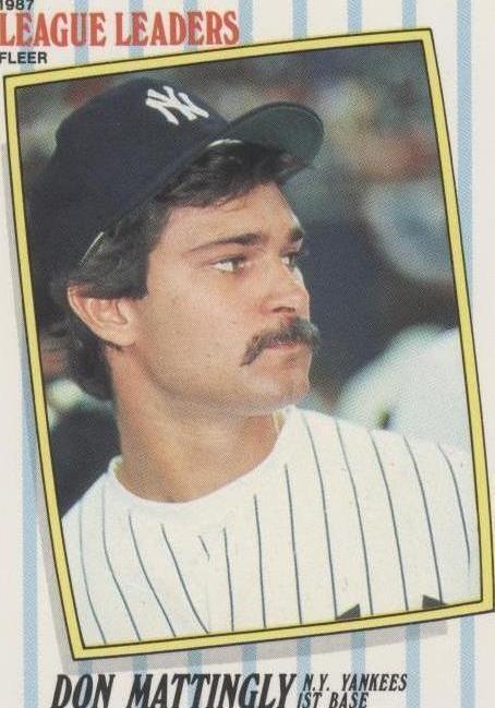 1987 Fleer Major League Leaders - Don Mattingly #28 for sale online | eBay