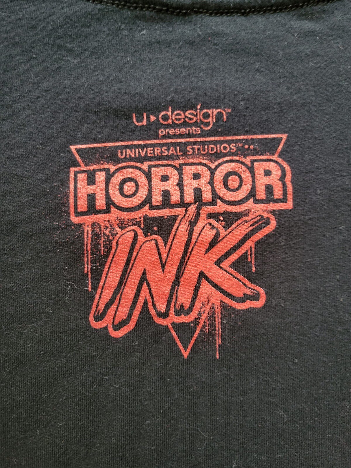 Universal Studios Horror Ink T Shirt Womens XL Extra … - Gem