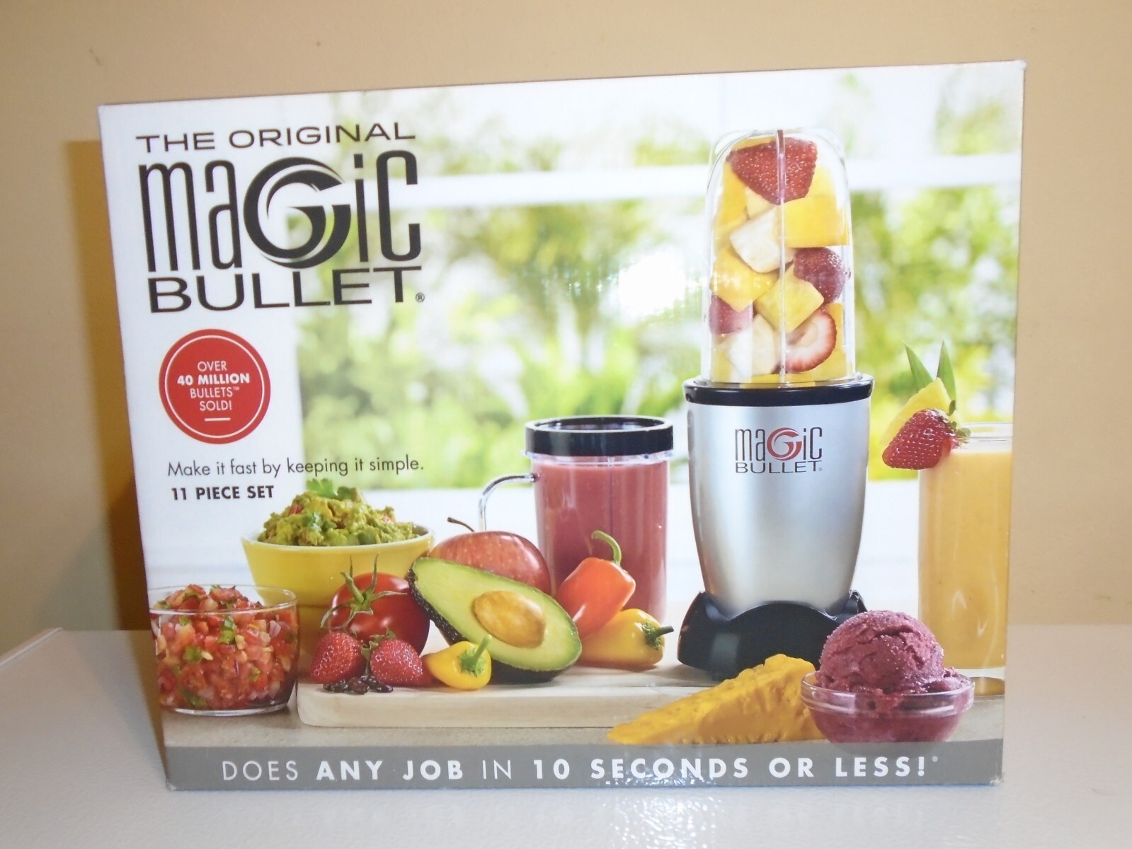 Magic Bullet Blender, Small, Silver, 11 Piece Set | eBay