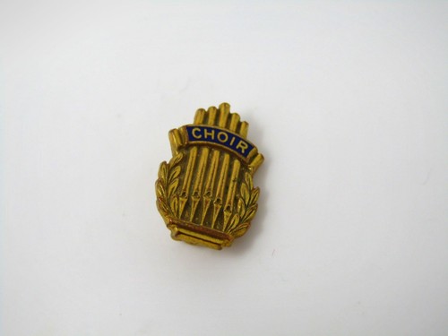 Vintage Collectible Pin: CHOIR Beautiful Design Gold Tone High Quality ...
