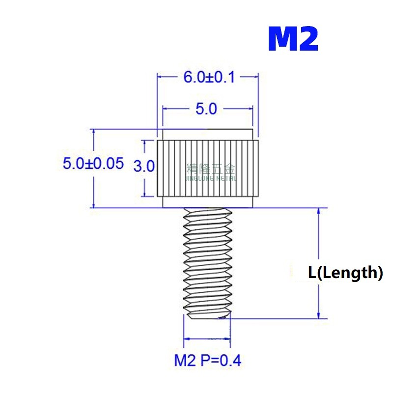 M2 M2.5 STAINLESS STEEL KNURLED THUMB SCREW THUMBSCREW BOLTS VERNIER ...