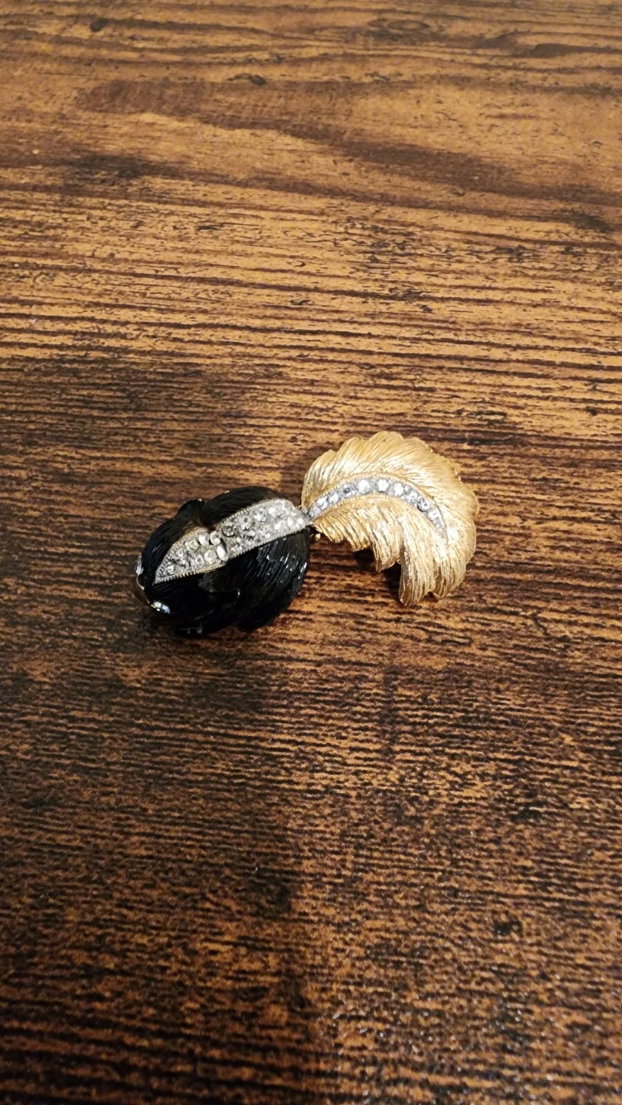 Vintage Skunk Rhinestone Gold Tone Pin Brooch | eBay