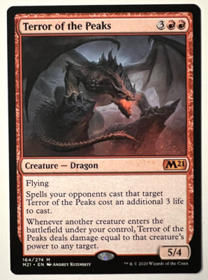 MTG Magic The Gathering Terror of the Peaks Core Set 2021 164/274 ...