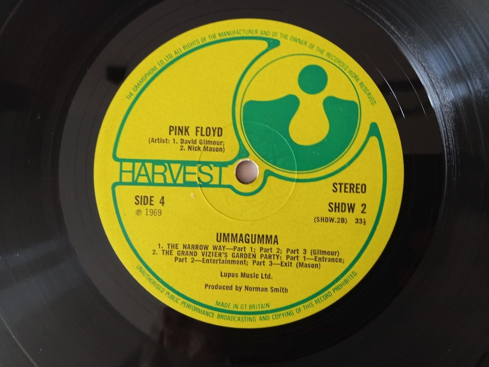 Pink Floyd - Ummagumma. UK First Issue. No EMI logos on labels. EJ Day ...