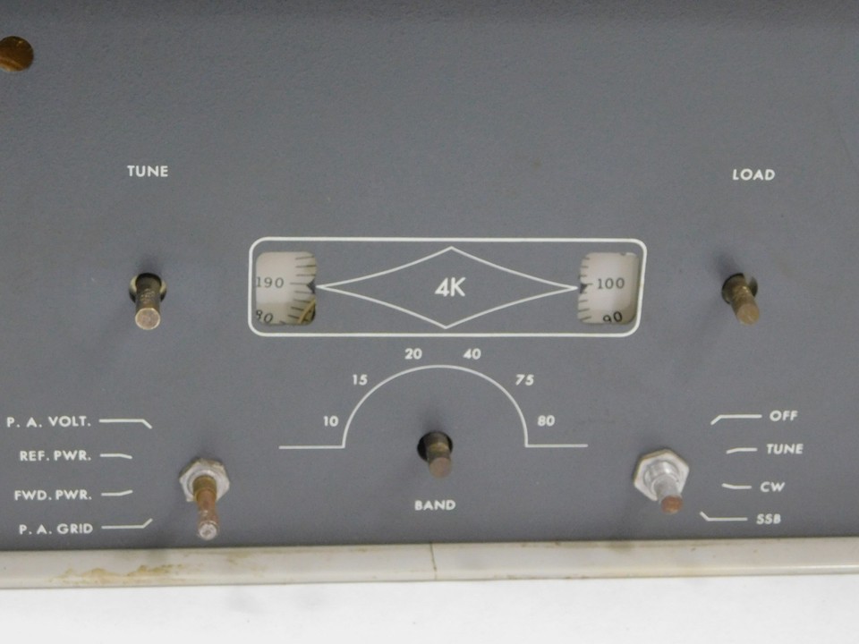 Henry 4K Ham Radio Amplifier RF Deck (parts unit, missing tube and more ...