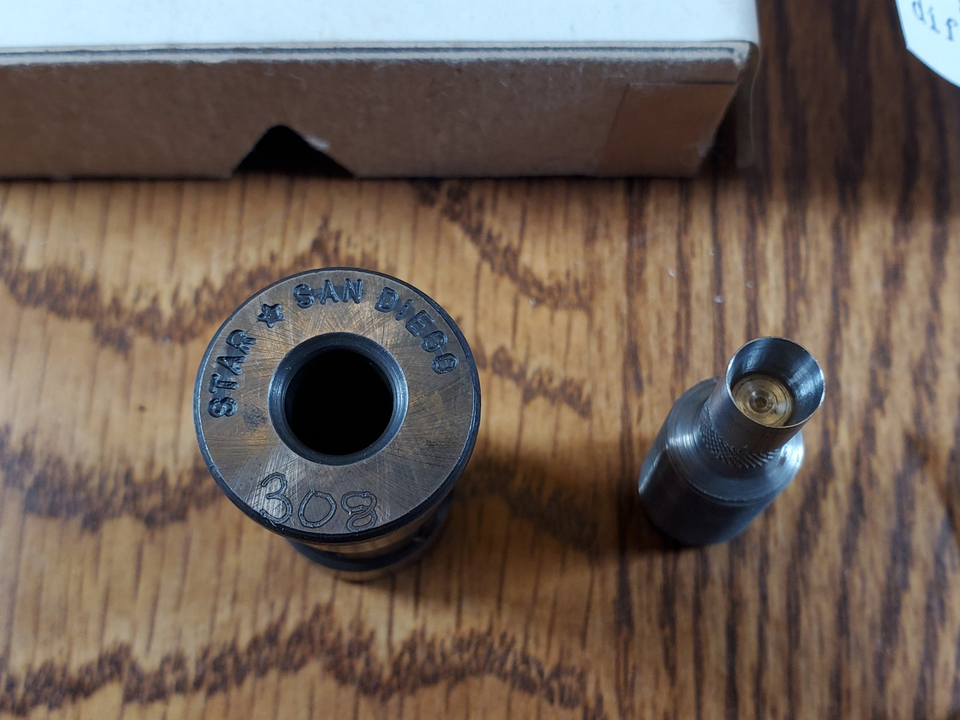 Star Lube Sizer .308 Bullet SIZER DIE with TOP PUNCH includes BOX | eBay