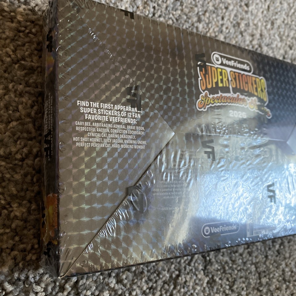 2026 Veefriends Super Stickers Spectacular Series Factory Sealed Hobby ...