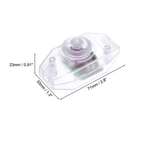 Rotary Cord Switch AC 250V 2A Slide Control Lamp Dimmer 100 Watt Clean ...