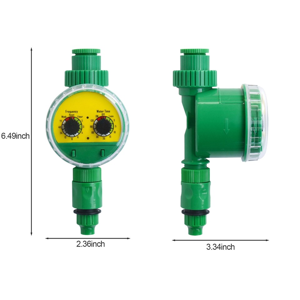 226ft Drip Irrigation System Plant Timer Self Garden Watering Hose ...