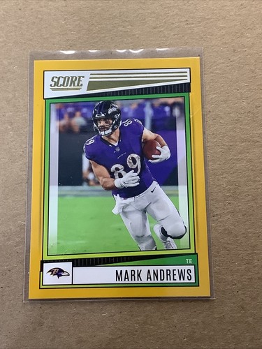2022 Score Gold #183 MARK ANDREWS Baltimore Ravens B-5 | eBay