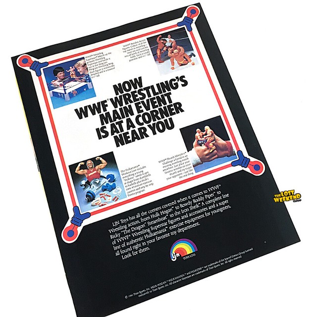 WWF 1986 LJN Magazine Print Ad Thumb 8" x 11" Poster Wrestling ...