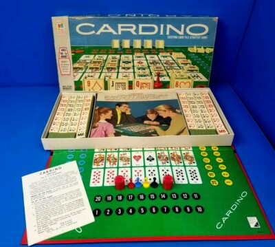 Vintage 1970 Cardino Board Game Milton Bradley - Complete -Nice! | eBay