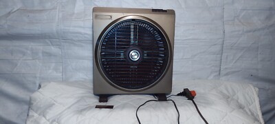 Vintage 3 Speed Portable Fan w/ Rotating Grille 15 1/2 Wide Model No ...