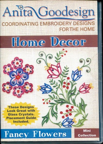 FANCY FLOWERS by Anita Goodesign ~ 31 Embroidery Designs | eBay