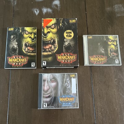 Warcraft III Reign of Chaos W/box & Manual And WarCraft The Frozen ...
