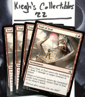 Mtg Trial Of Zeal x4 | eBay