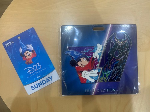 D23 Heroes vs Villains 2024 WDI MOG Glendale Mickey vs Chernabog Pin LE ...