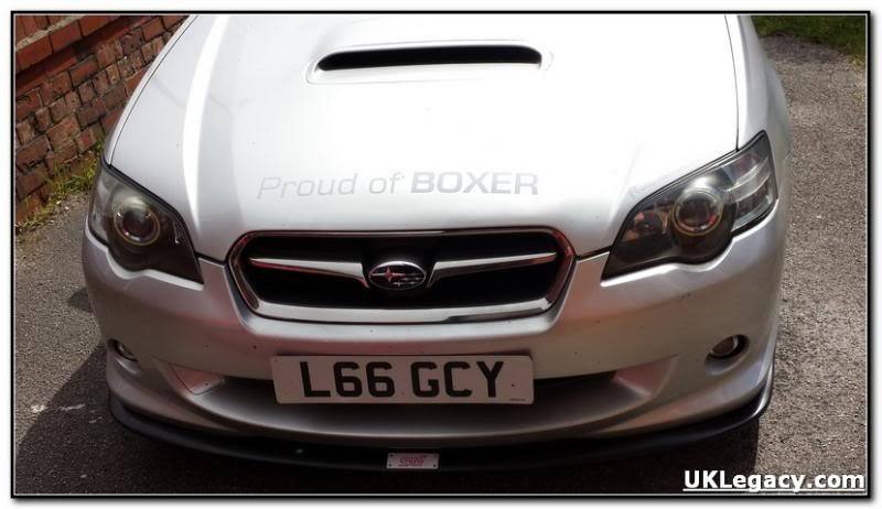 Fits: SUBARU LEGACY GT SPEC B STI 03-05 FRONT LIP BUMPER SPOILER ...