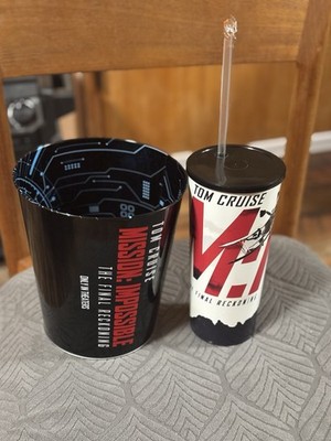 Mission Impossible: The Final Reckoning Regal Popcorn Bucket Tin & Cup ...