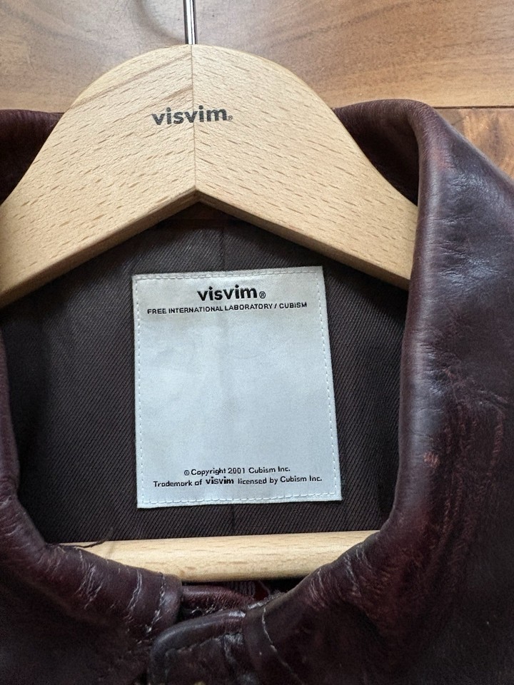 Visvim Elmendorf A2 Leather Jacket Burgundy Size Small | eBay UK