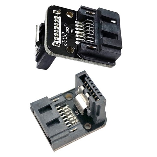 SATAs 7Pin Male to SATAs 7Pin Female Adapter Converters SATAs Male to ...