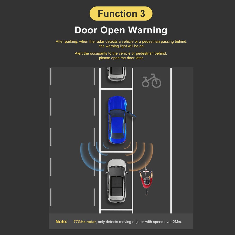 79Ghz Car Blind Spot BSD Radar Detection Monitoring System Lane Change Assist | eBay
