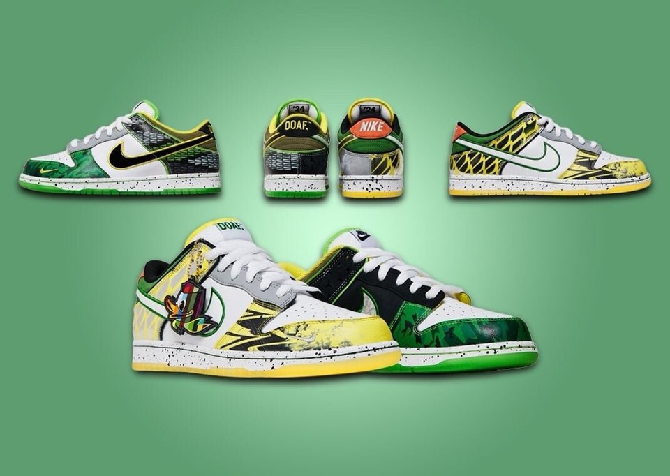 Size 10.5 - Nike Dunk PE Low What the...Duck - University of Oregon ...