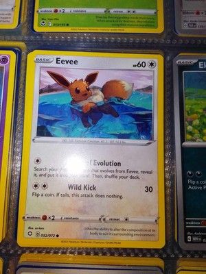Eevee Hp 60 Basic Pokemon Card | eBay