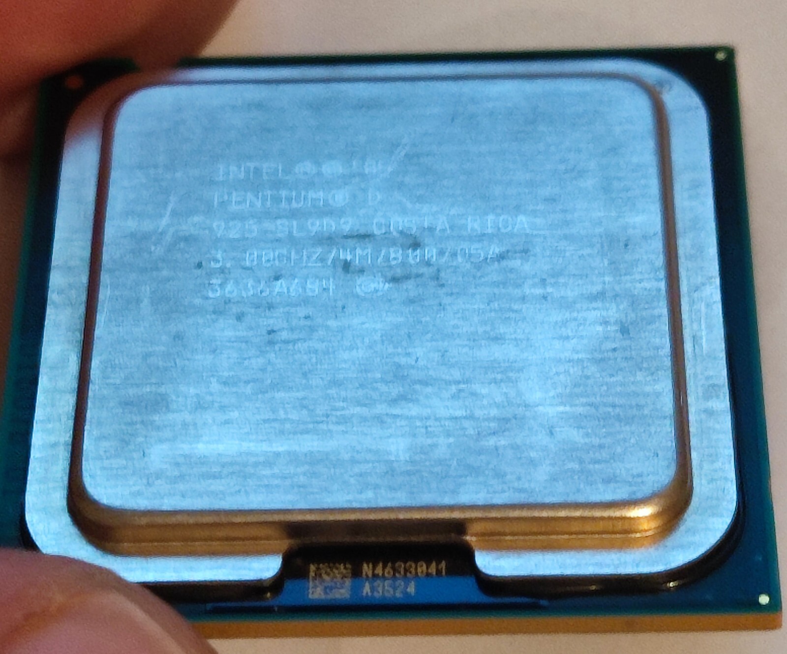 Intel Pentium D 925 3.00GHz/4M/800/05A CPU Processor - SL9D9 socket 775 ...