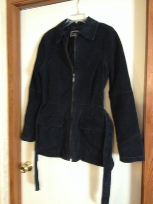 Ladies Fashion Coat Size L Marcelle Renee (Leather) | eBay