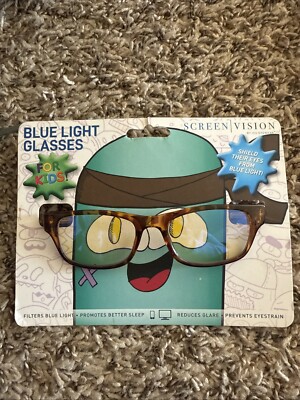 ICU Eyewear Kids Screen Vision Blue Light Filtering Rectangular Glasses ...