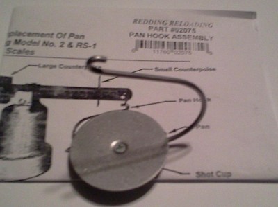 02075 REDDING MODEL NO. 2 SCALE REPLACEMENT PAN HOOK ASSEMBLY - BRAND ...